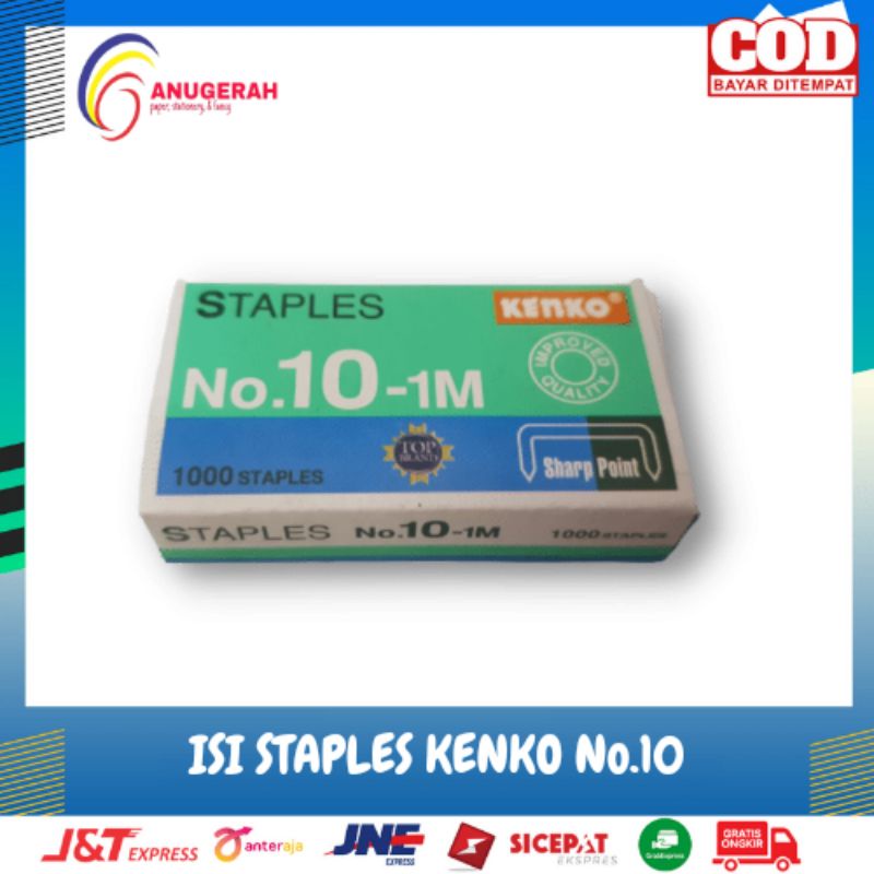 Jual KENKO ISI STAPLES No 10-1M (PCS) | Shopee Indonesia
