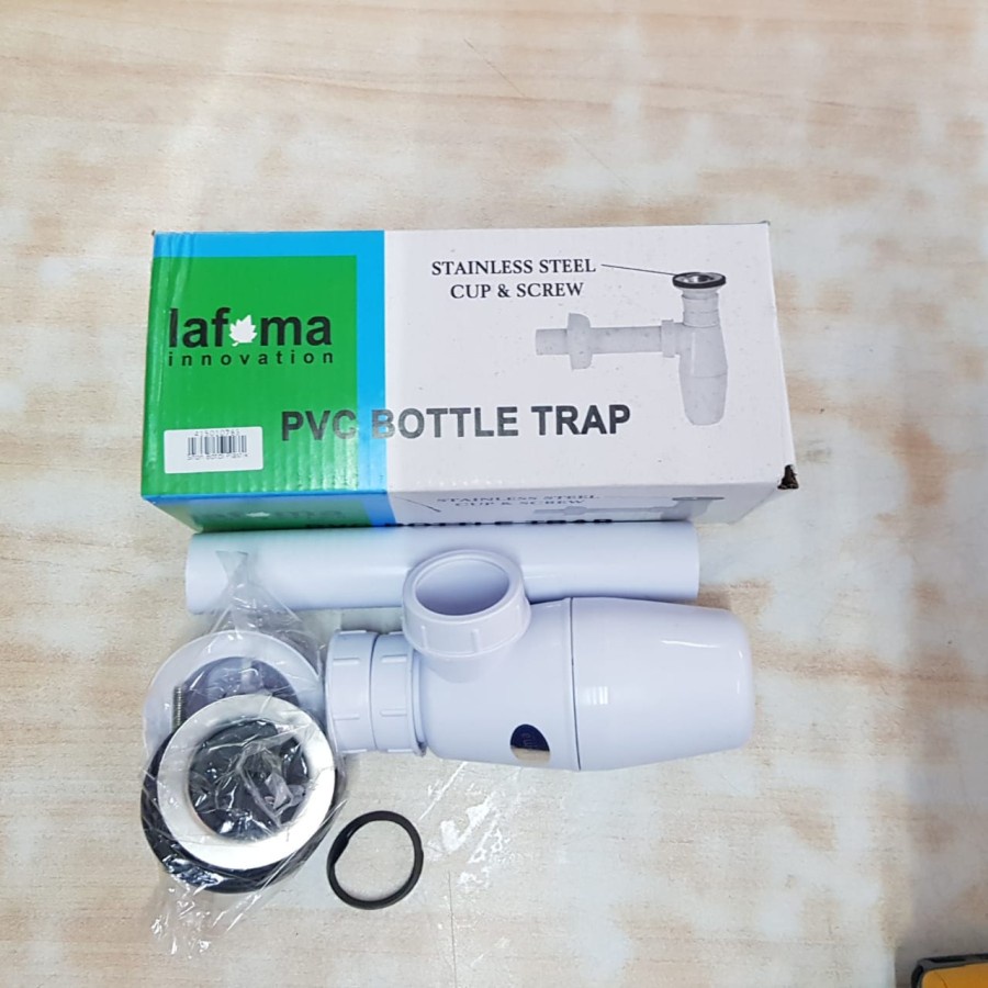 Jual Sifon Botol PVC merk LAFUMA/Pembuangan Wastafel | Shopee Indonesia