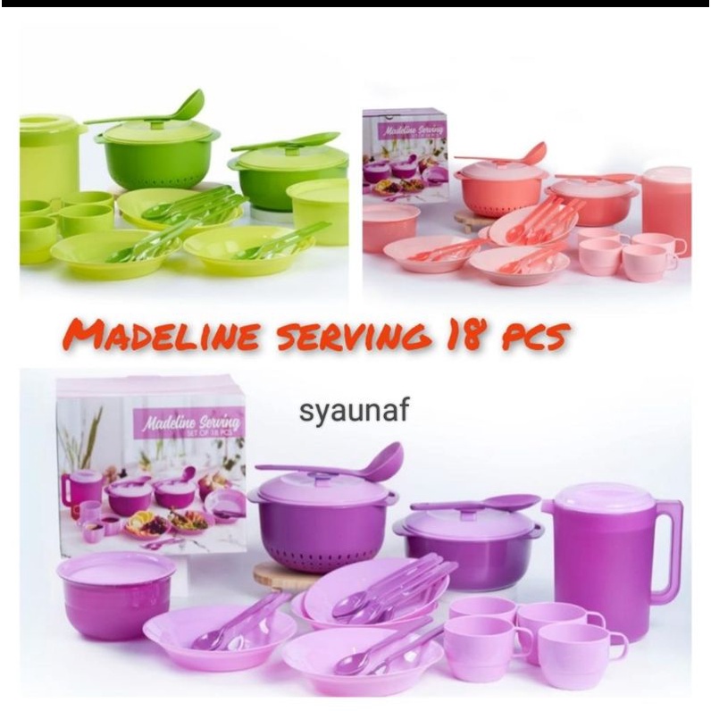 Jual MADELINE set prasmanan 18 pcs serving murah | Shopee Indonesia