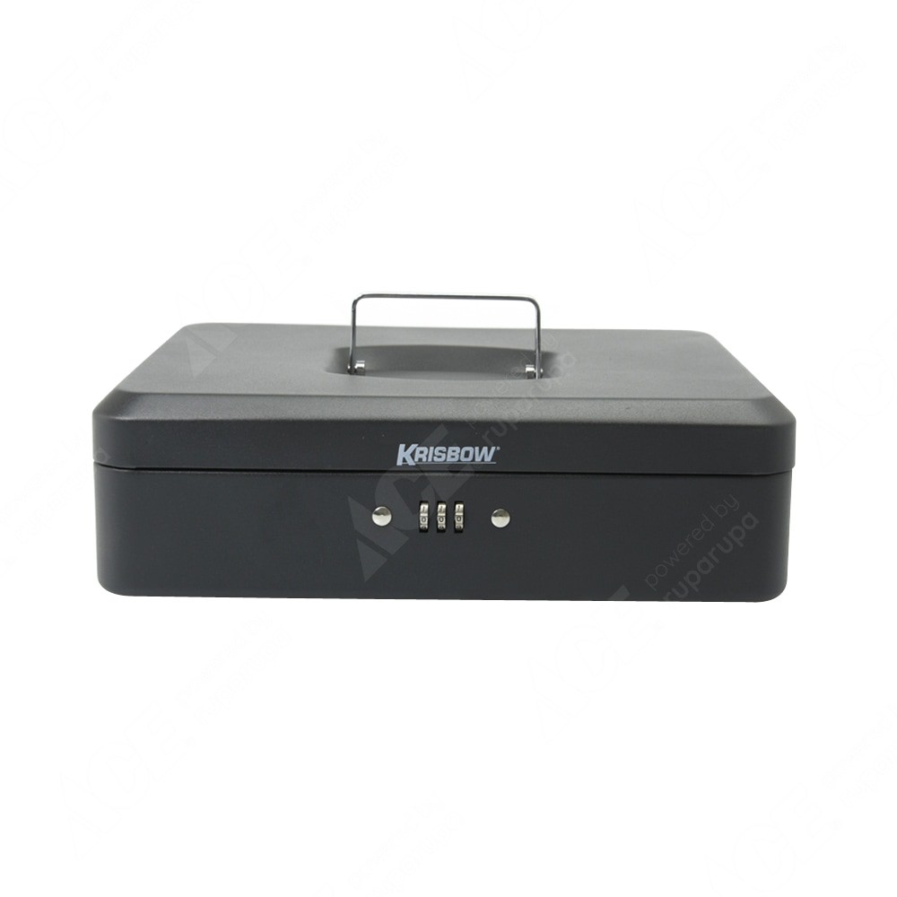 Jual AZKO Krisbow Cash Box Brankas Safe Deposit Dengan Nomor Kombinasi ...
