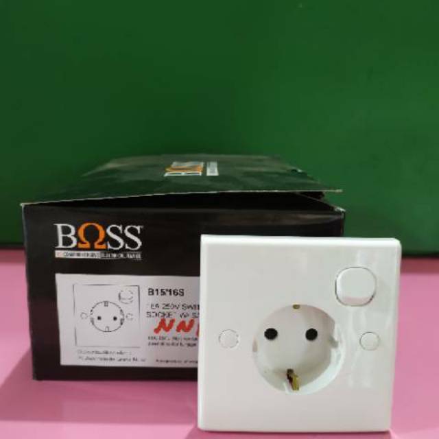 Jual Stopkontak Stop Kontak Plus Saklar Boss B30 | Shopee Indonesia