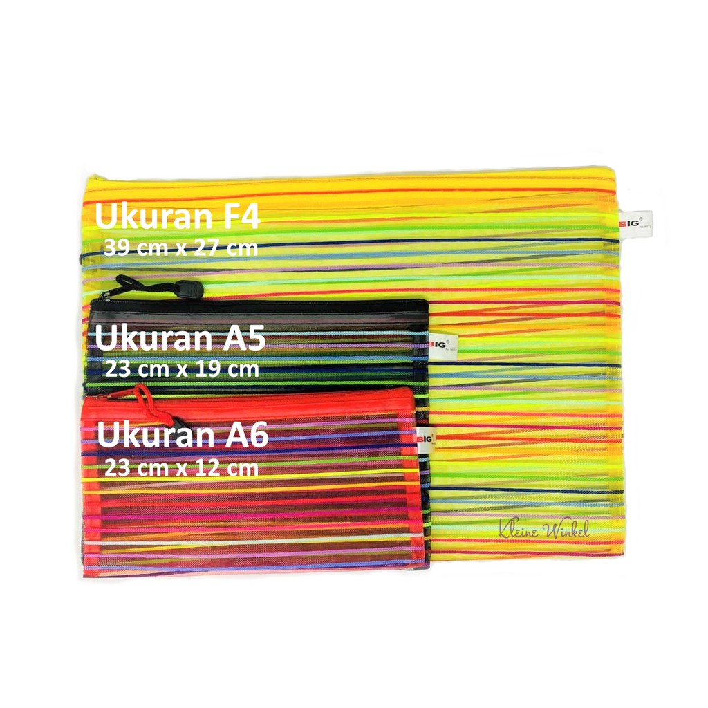 Jual Pocket File/ Map Resleting BIG Jaring | Shopee Indonesia