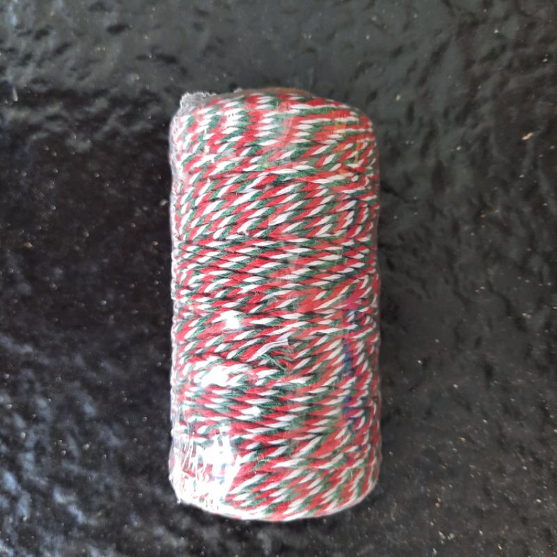 Jual TALI RAMI TWENI MERAH PUTIH 2mm PANJANG 100 meter | Shopee Indonesia