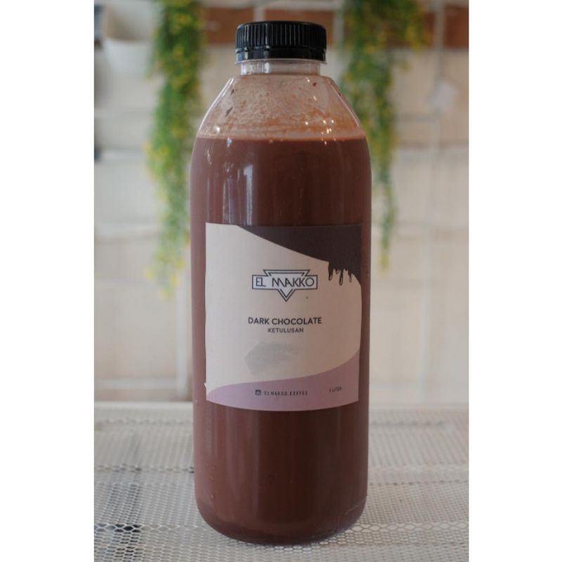 Jual Ice Dark Chocolate Premium 1L | Shopee Indonesia