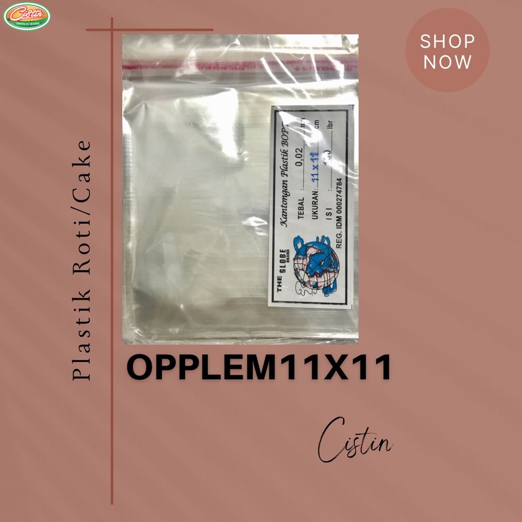 Jual OPP LEM 11X11 ISI 100PCS (PLASTIK PEMBUNGKUS ROTI/CAKE) | Shopee ...