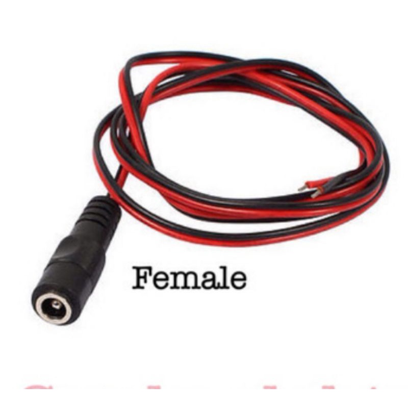 Jual Jack dc Kabel male cctv / Kabel dc female cctv adaptor dc male ...