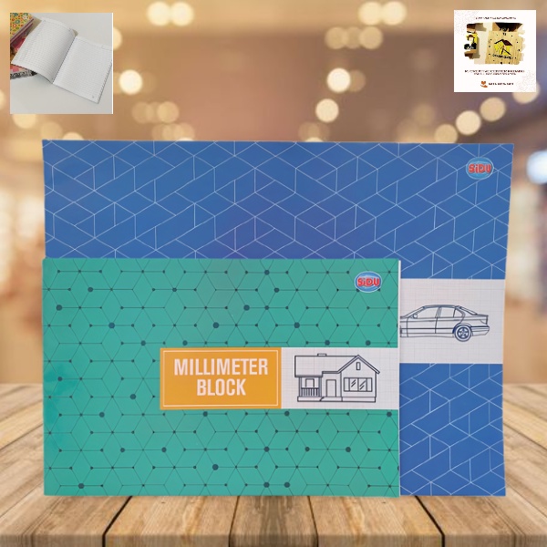 Jual BUKU MILIMETER BLOCK SIDU F4 & A3 /10 LEMBAR & 20 LEMBAR/1 BUKU ...