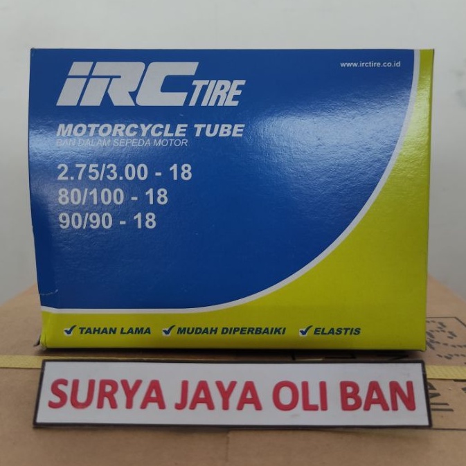 Jual Ban Dalam Motor IRC 275/300-18 / (80/100, 90/90)-18 100% ORIGINAL ...