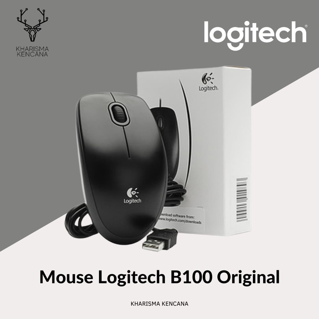 Jual Mouse logitech B100 Original | Shopee Indonesia