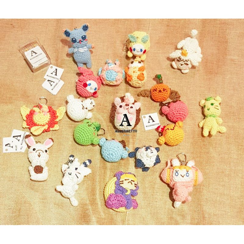 Jual Amigurumi Custom Doll Keychain (Boneka Rajut) | Shopee Indonesia