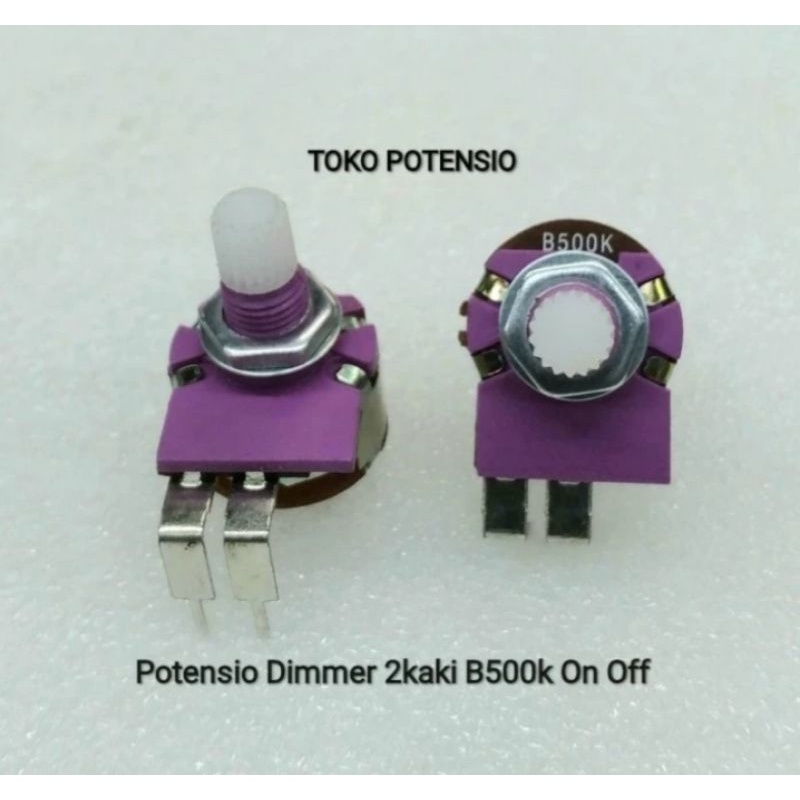 Jual POTENSIO DIMER B500K ON OF ( PLASTIK) | Shopee Indonesia