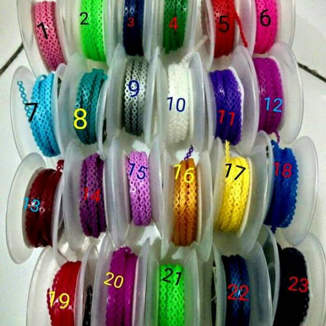 Jual Power Chain Creative 1 Roll panjang 4 Meter / karet Behel gigi ...