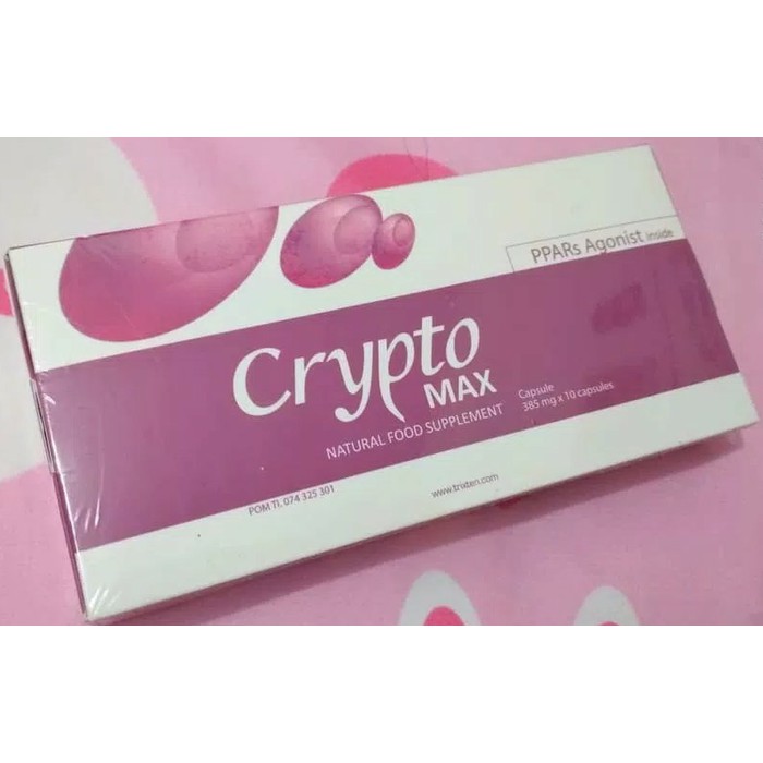 Jual Crypto MAX CryptoMax isi 10 kapsul box suplemen anti aging awet ...