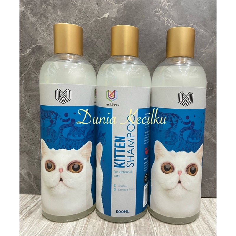 Jual Volk Pets Kitten Shampoo Tearless 500ml | Shopee Indonesia