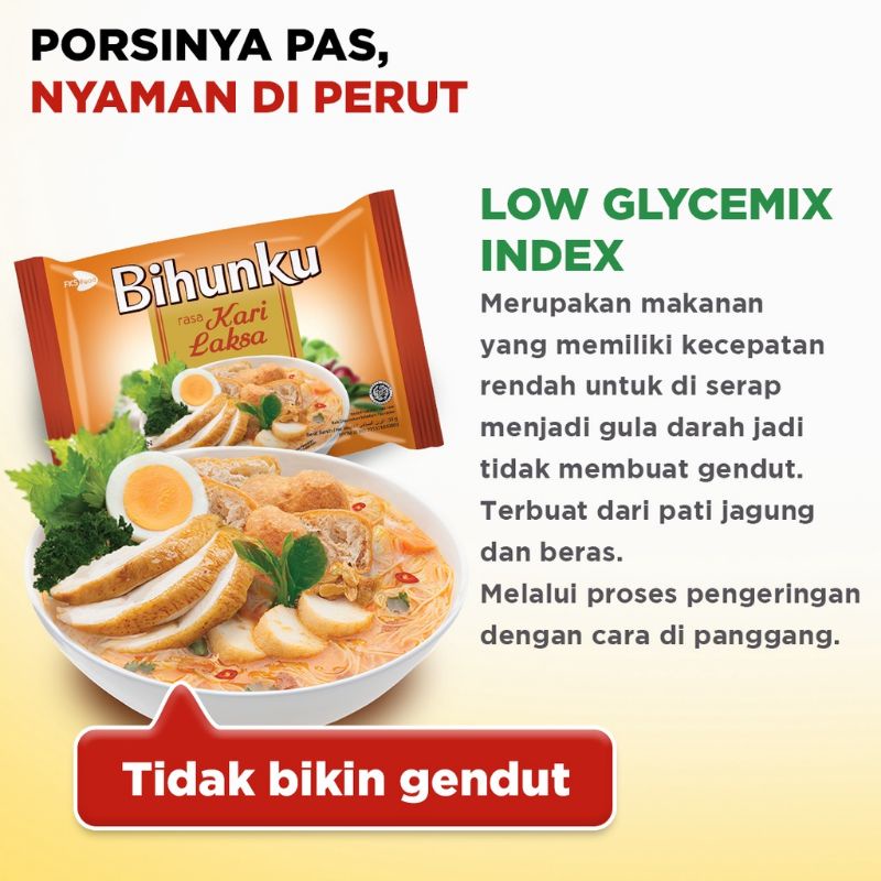 Jual BIHUNKU rasa kari laksa 55gr | Shopee Indonesia