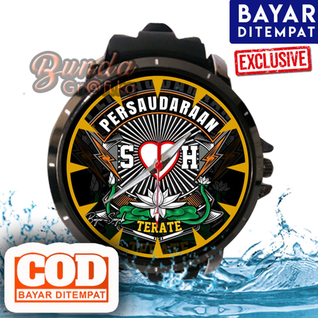 Jual JAM TANGAN PSHT CUSTOM KALEP TERATE - ANTI AIR - CB012 | Shopee ...