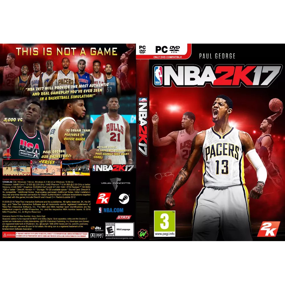 Jual NBA 2K17 GAME PC | Shopee Indonesia