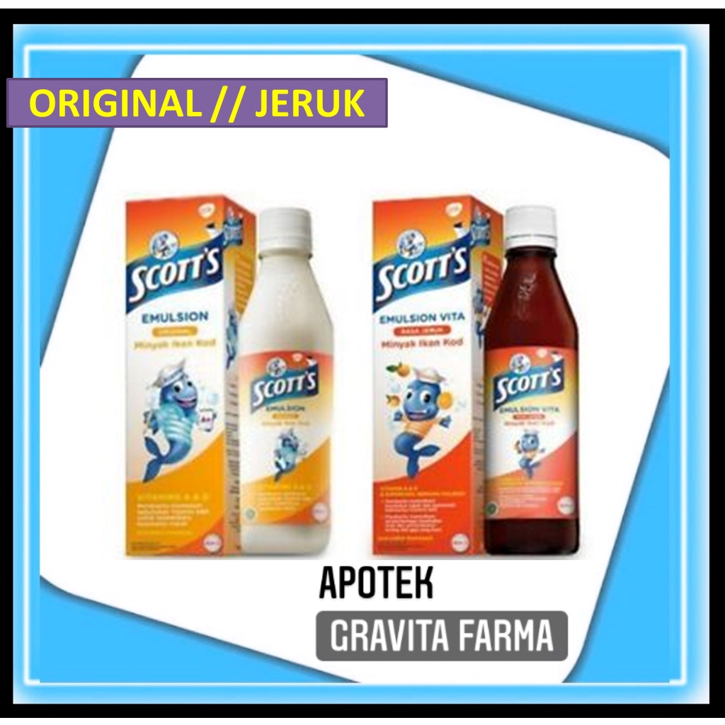 Jual Scotts Emultion - minyak ikan daya tahan tubuh dan perkembangan ...