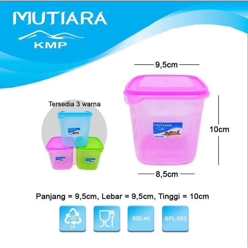 Jual (1pcs) Toples Plastik / toples Mutiara 800 ml | Shopee Indonesia