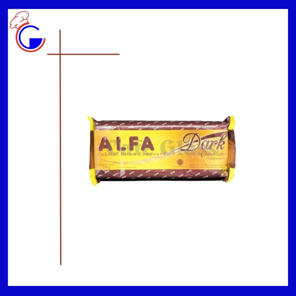 Jual Alfa Dark Chocolate Compound 250Gr | Shopee Indonesia