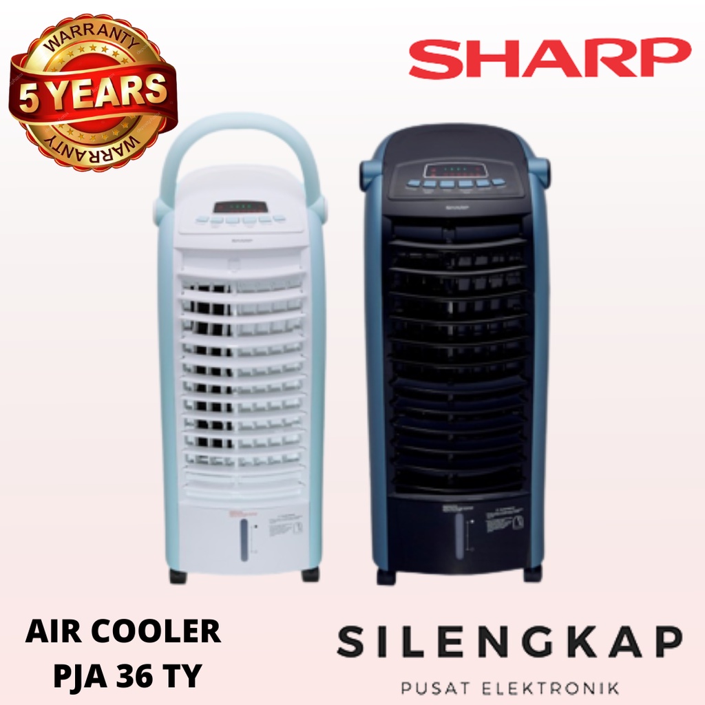 Jual AIR COOLER SHARP PJA36TYW REMOTE 65W | Shopee Indonesia