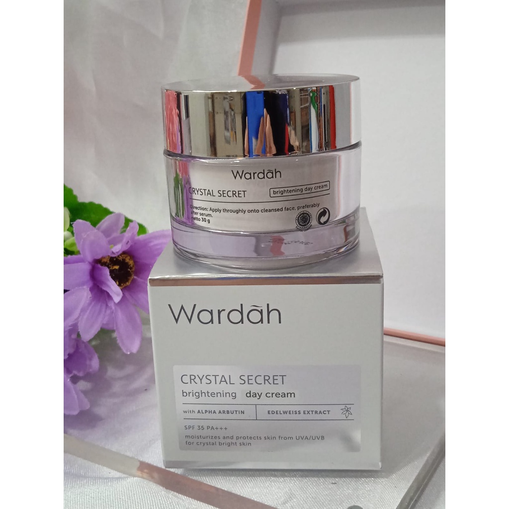Jual WARDAH CRYSTAL SECRET brightening day cream 30g | Shopee Indonesia