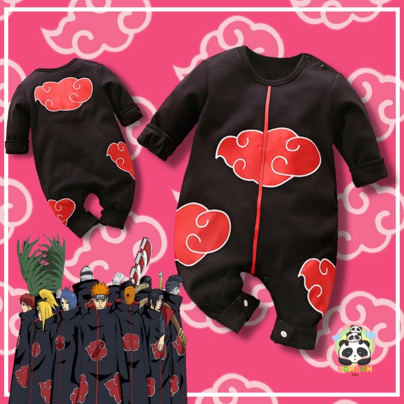 Jual BAJU BAYI JUMPER ANIME NARUTO AKATSUKI LONG SLEEVES PREMIUM #288 ...