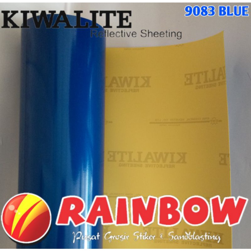 Jual Sticker KIWALITE Reflective Scotlight Sheet Warna BIRU TUA 9083 ...