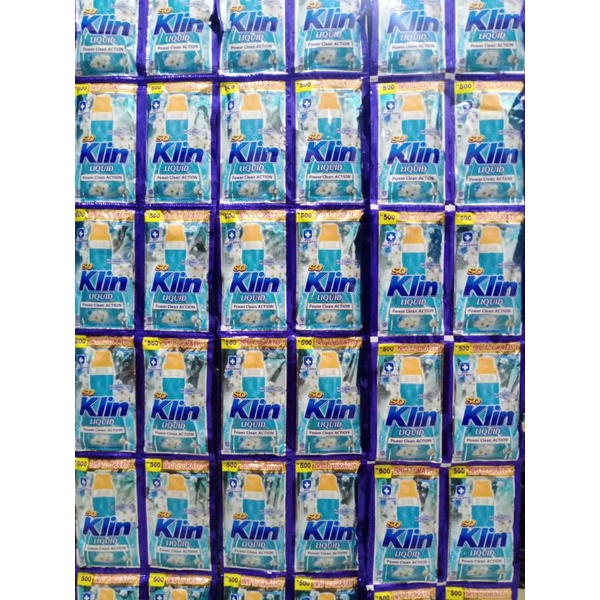 Jual Soklin Liquid Detergen Cair Biru Sachet Renceng (1 sachet) 22ml ...
