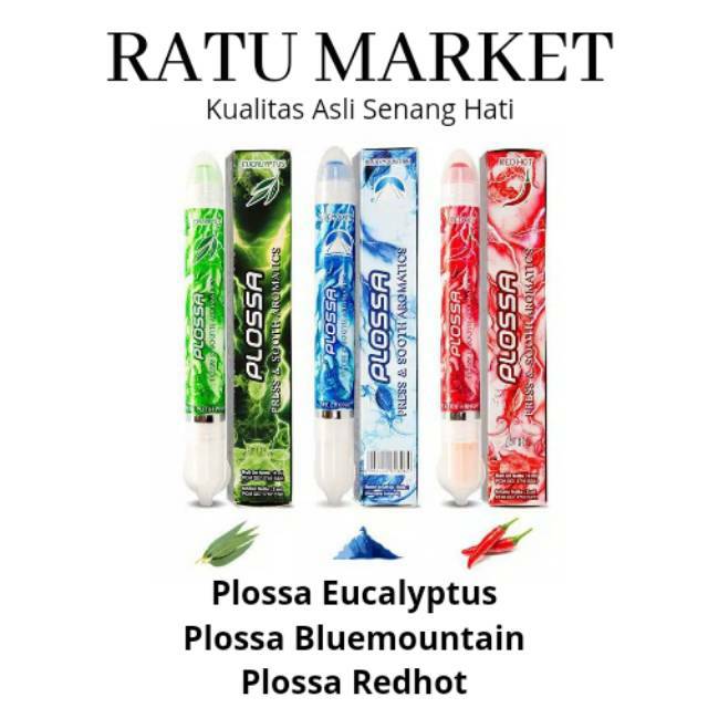 Jual Plossa mini plosa eucalyptus aromatherapy 10ml plossa redhot mini ...