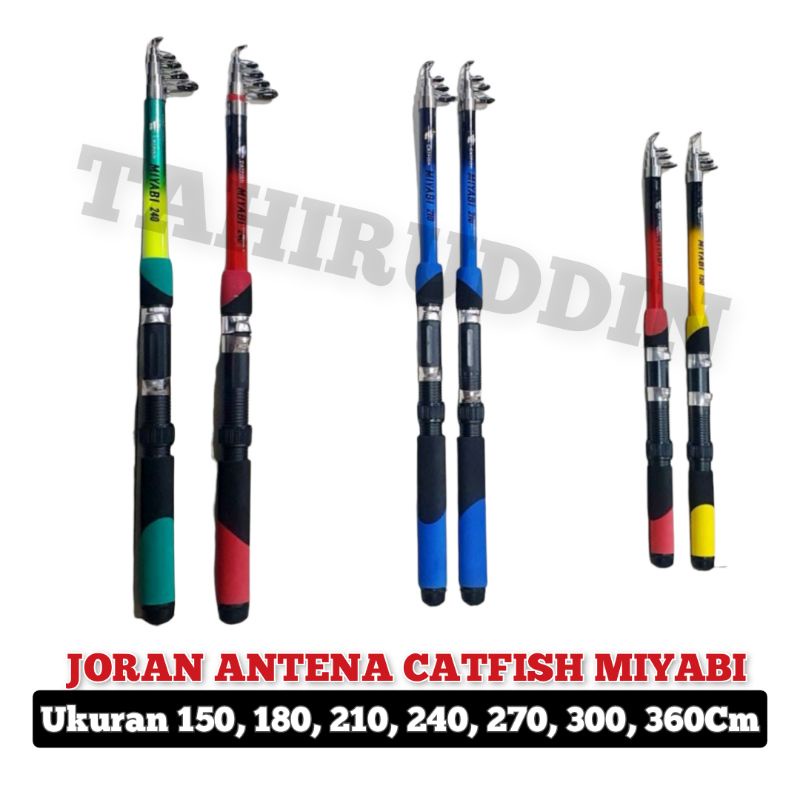 Jual {COD} Joran Antena Catfish Miy@bi 150cm, 180cm, 210Cm, 240Cm, 270cm, 300cm, 360cm ORIGINAL ...