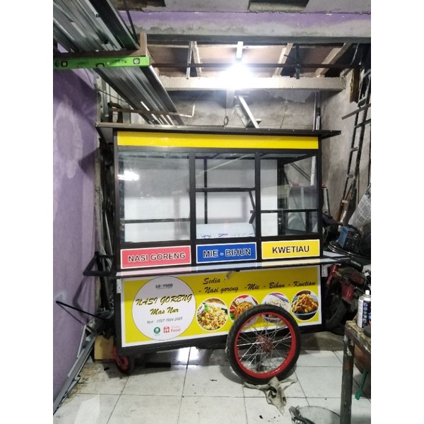 Jual gerobak nasgor 2022 150x180x70 | Shopee Indonesia