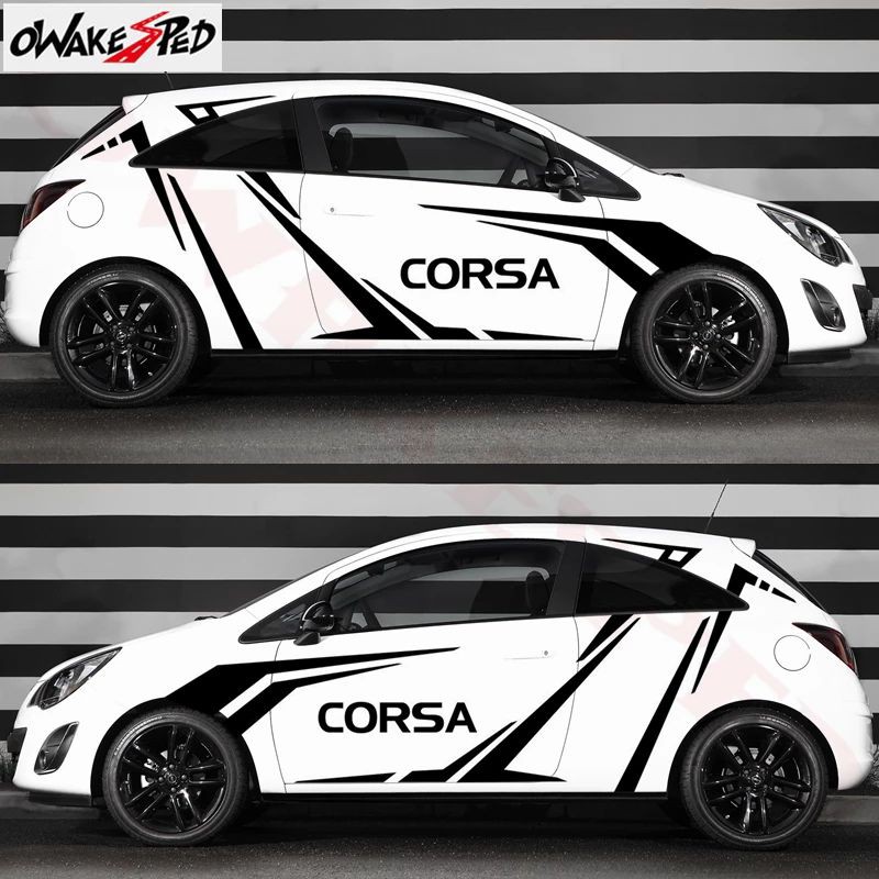 Jual sticker mobil opel corsa / stiker list body mobil opel corsa ...