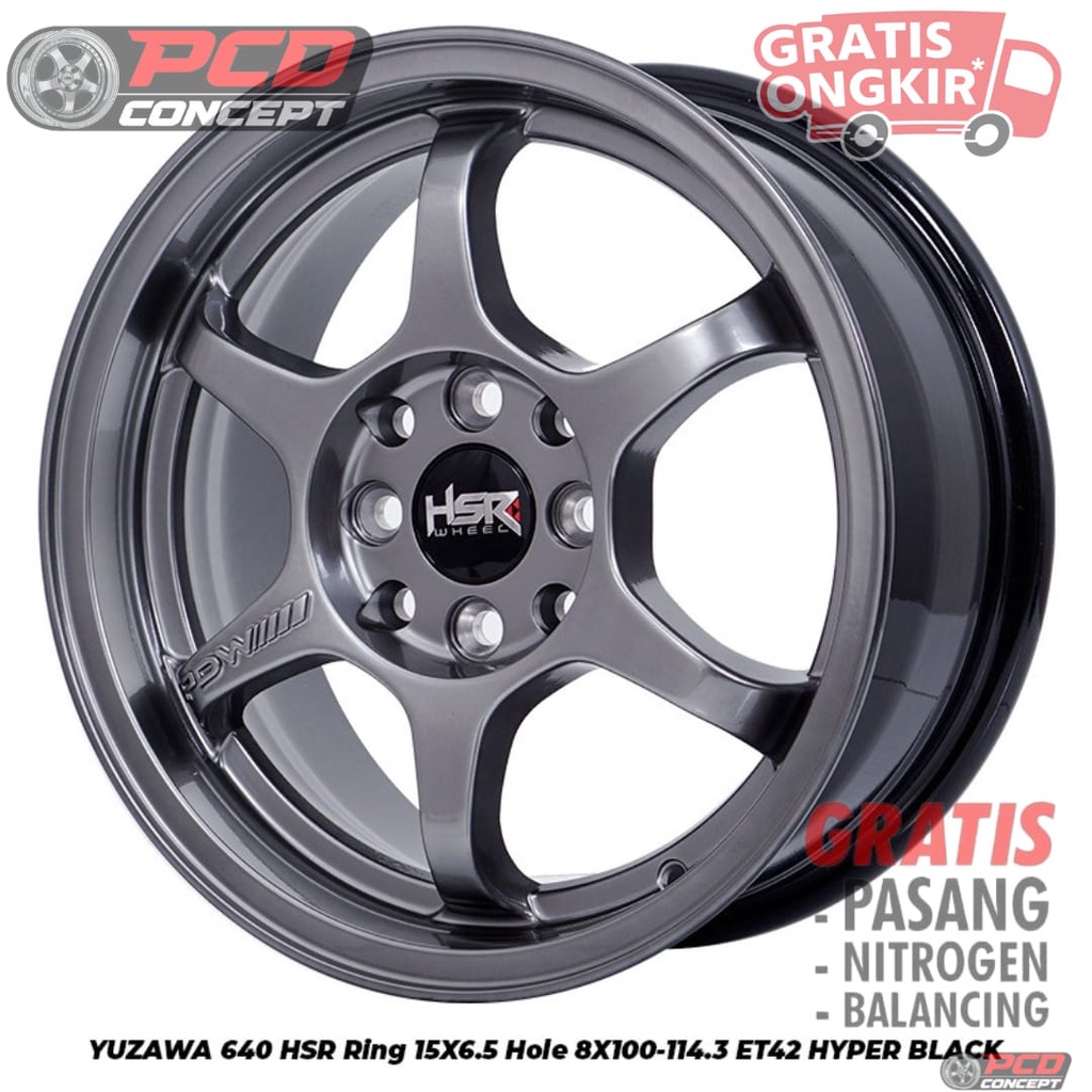 Jual VELG MOBIL R15 AGYA CALYA LIVINA AVANZA HSR WHEEL YUZAWA R15 HYPER ...