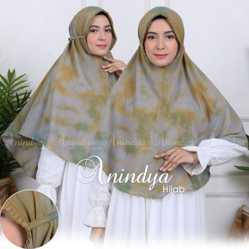 Jual Bergo Maryam KCB tie die Original Anindia hijab | Shopee Indonesia