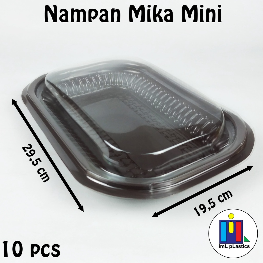 Jual Nampan Mika Kecil / Mika Kue / Tatakan Kue / Tray Kue - 10 pcs ...