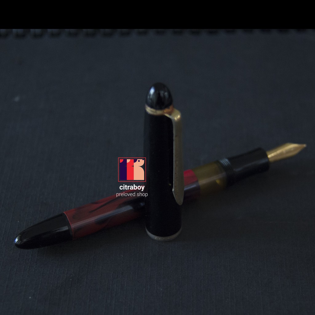 Jual Senator Fountain Pen Black-Red Original | Shopee Indonesia