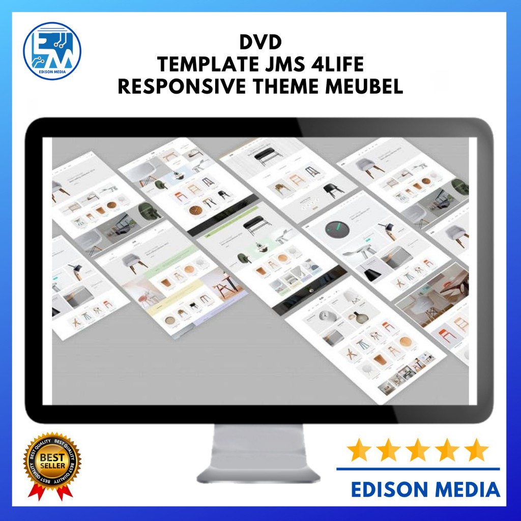 Jual DVD Template JMS 4Life Responsive Theme Meubel | Shopee Indonesia