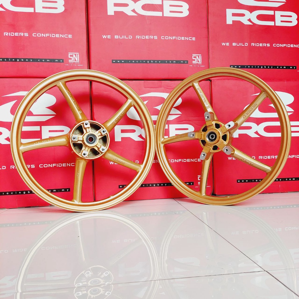 Jual VELG RCB YAMAHA MX KING SP 522 UKURAN 160 185 MX KING RING 17 GOLD ORIGINAL | Shopee Indonesia
