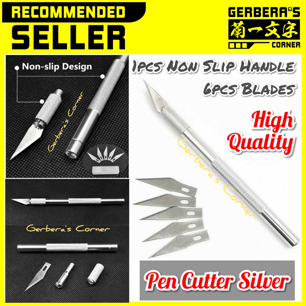 Jual Pen Cutter Silver / Hobby Knife / Art Knife | Shopee Indonesia
