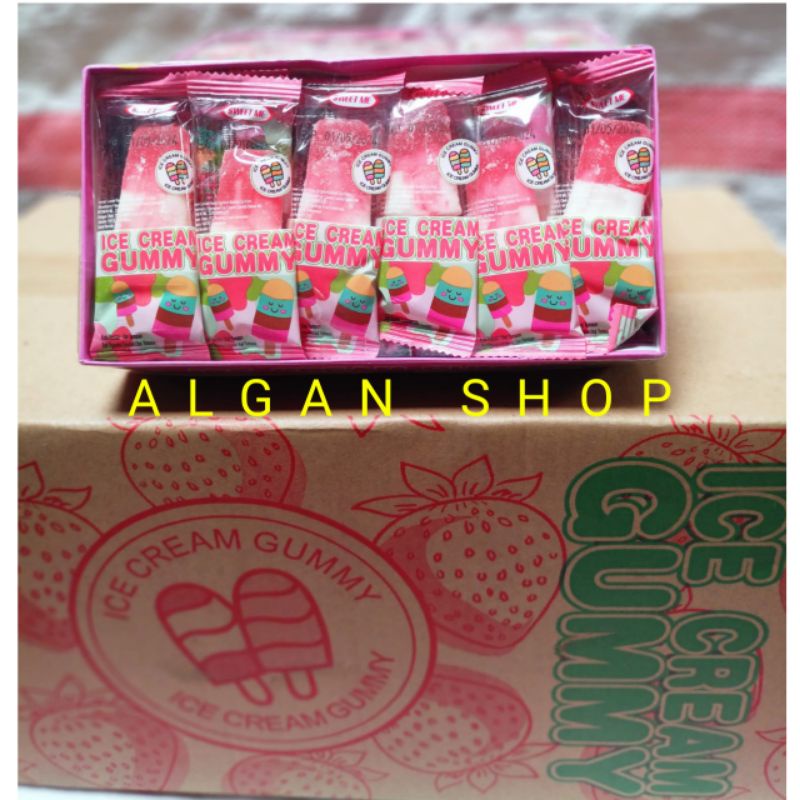 Jual Permen Ice Cream Gummy 1 Pack 30 Pcs Beruang Panda Kue Kering ...