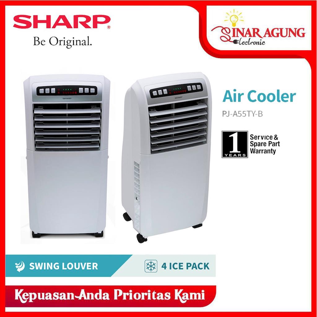 Jual [COD] AIR COOLER SHARP PJA55TYB / PJA55 / PJA-55 PUTIH (5 LITER ...