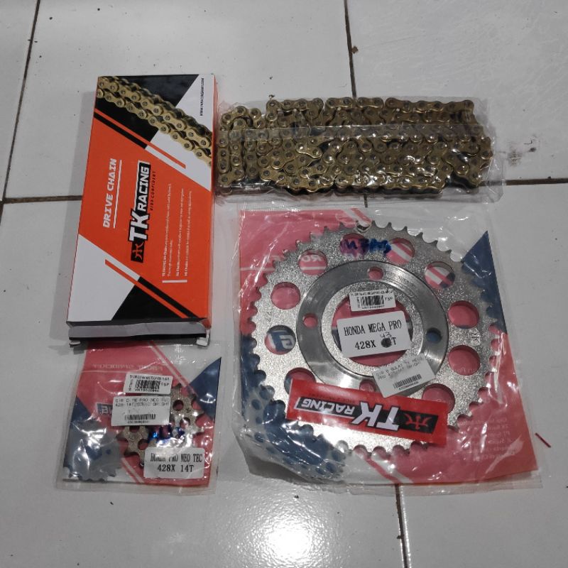 Jual GEAR SET TK RACING CB150 CBR150 VERZA SONIC SUPRA GTR | Shopee Indonesia