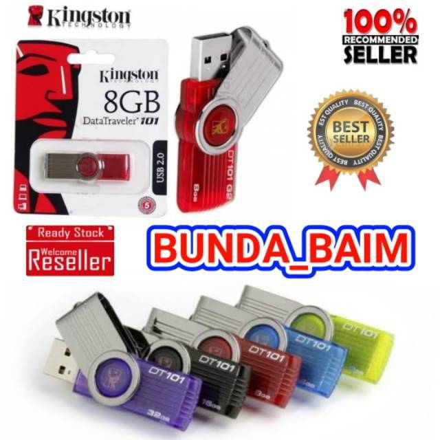 Jual FLASHDISK KINGSTON 8GB FDK8 / FLASH DISK KINGSTON 8 GB SB | Shopee ...