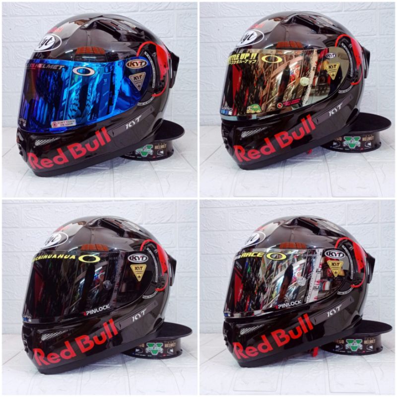 Jual KYT K2 RIDER BLACK GLOSSY PAKET GANTENG VISOR IRIDIUM + SPOILER ...
