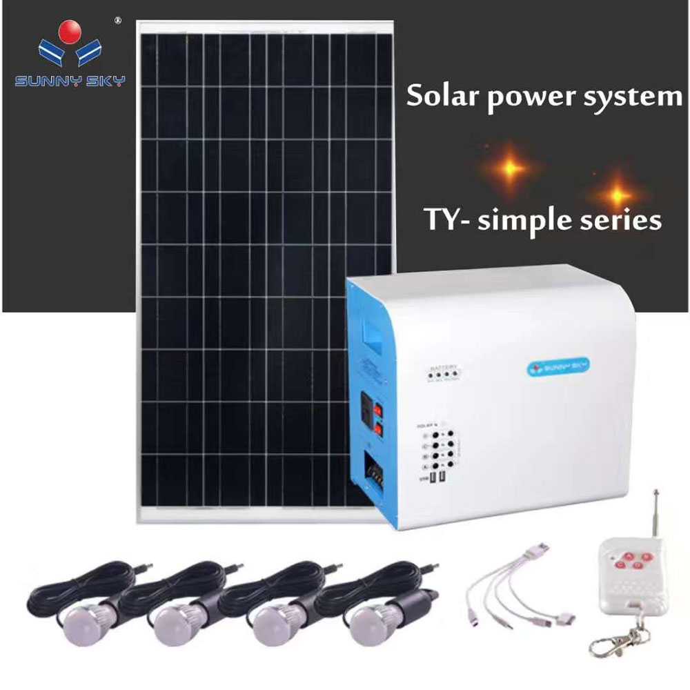 Jual SUNNY SKY Solar Power Lighting System Set 12V 38AH - TY-056B | Shopee Indonesia