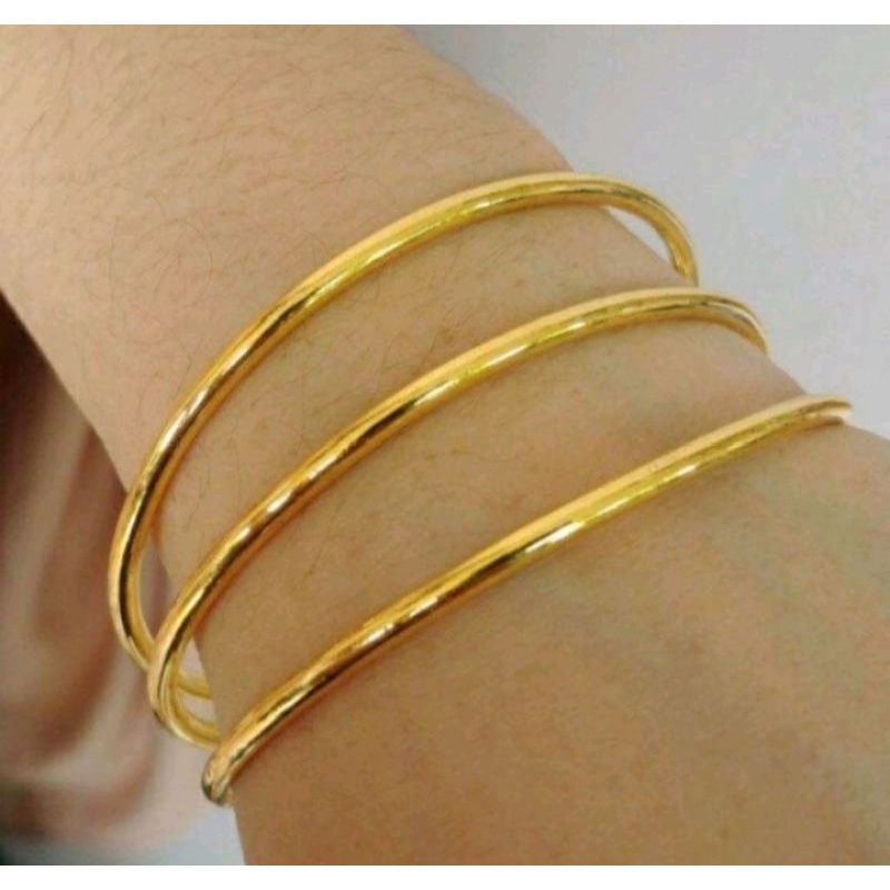 Jual gelang kroncong polos set 3 virall!! dari uang koin logam | Shopee ...