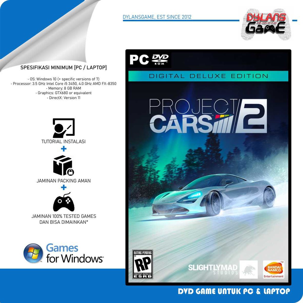 Jual PROJECT CARS 2 GAME PC LAPTOP | Shopee Indonesia
