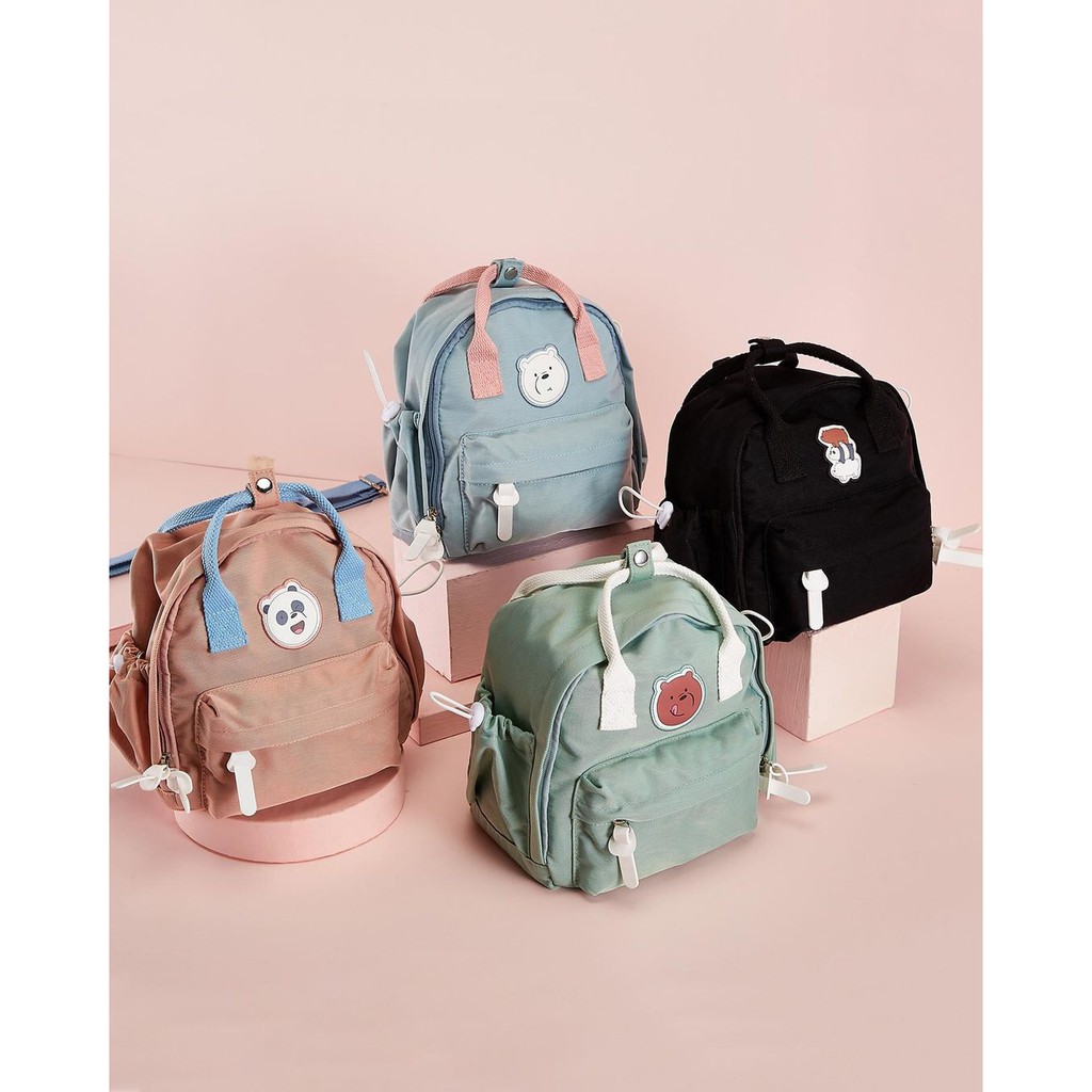 Jual MINISO! 3WRN. tas ransel anak we bare bears miniso, super cute ...