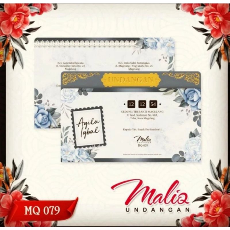 Jual MALIQ 79 Blangko Undangan Nikah Ultah Khitan | Shopee Indonesia